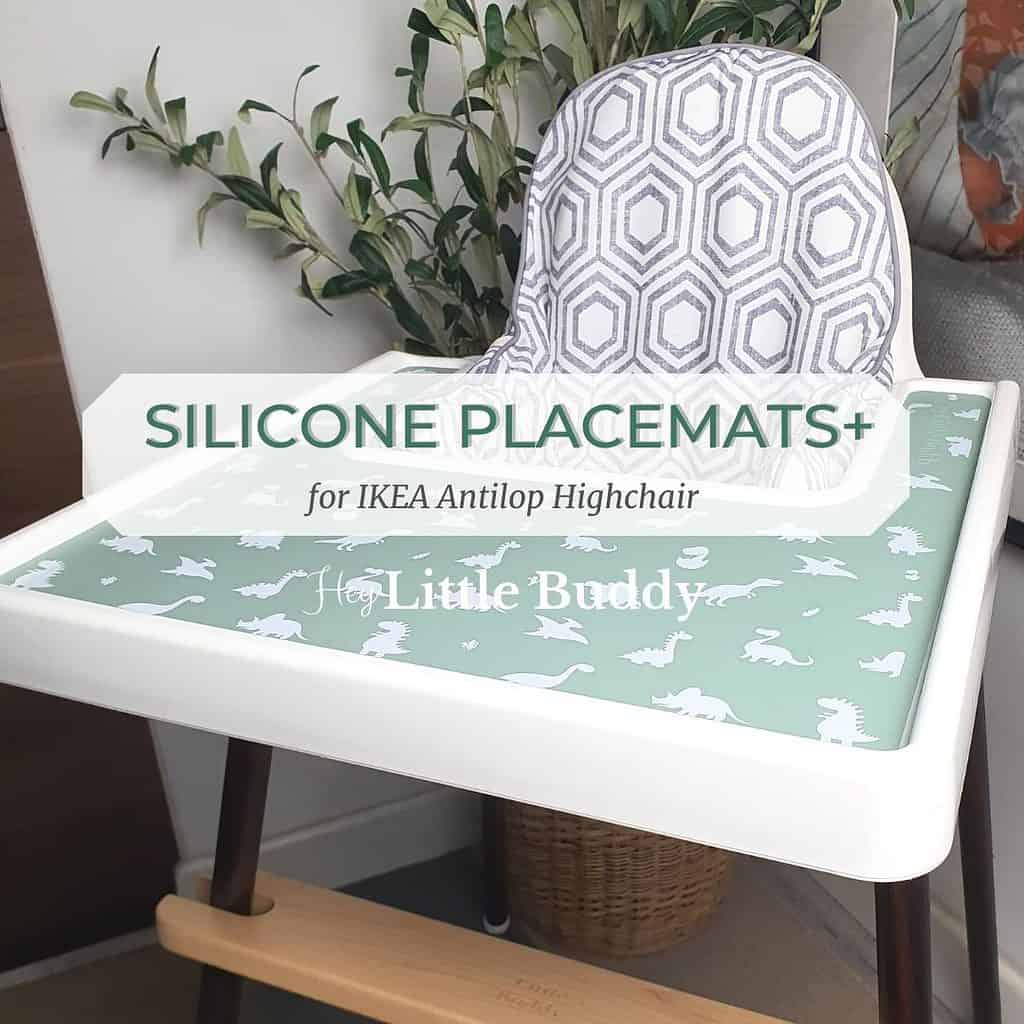 Placemat+ Plain & Patterned for Ikea Antilop Baby High Chair - Hey ...